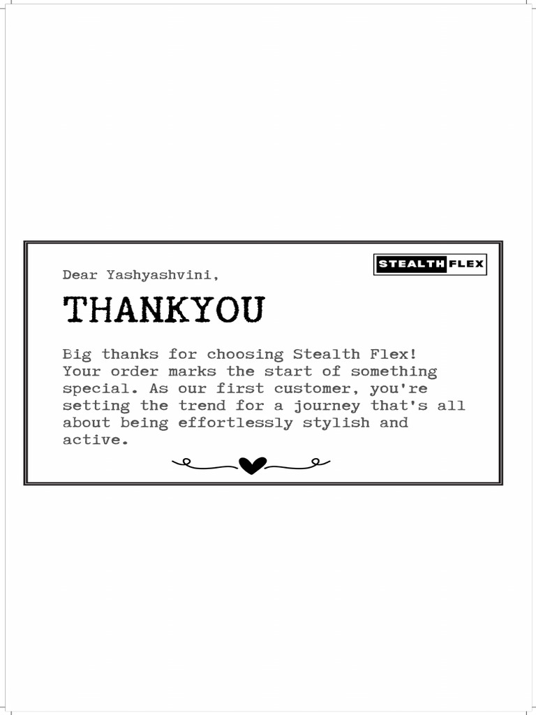 VB-TEST-646 Thanks Note | PDF