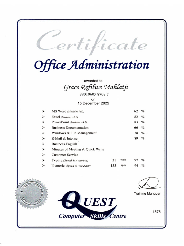 office Admin | PDF