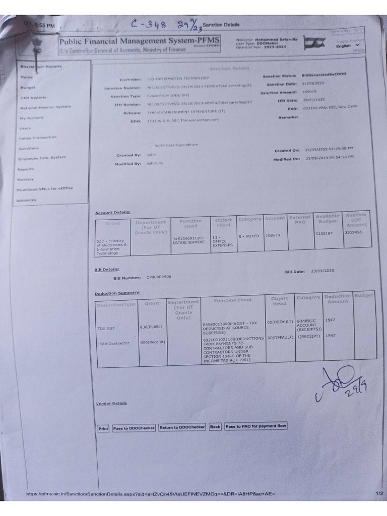 INVOICE August 2023 and Contract Agreement | PDF