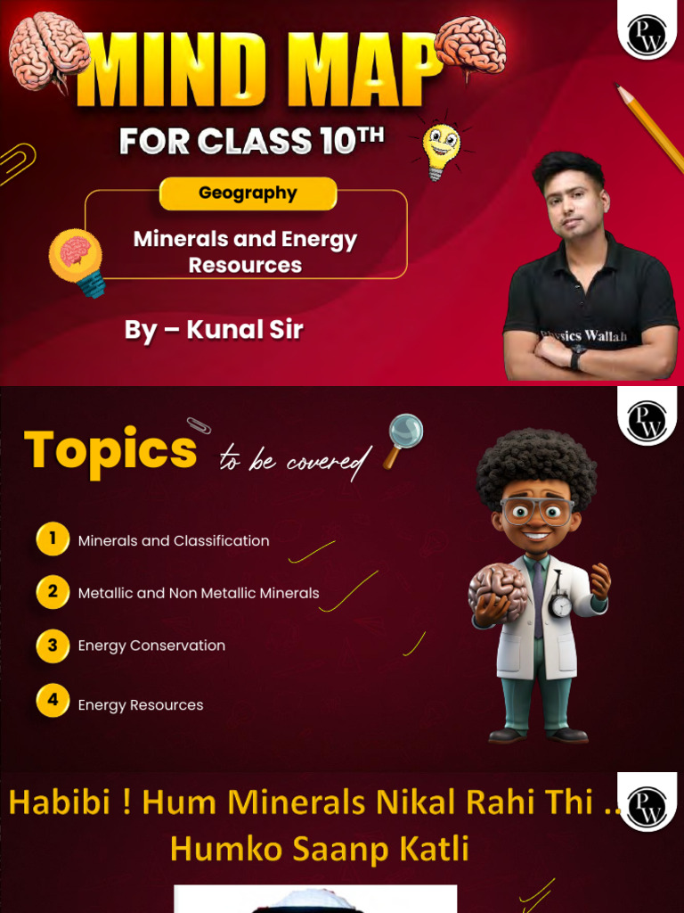 Minerals and Energy Resources Overview | PDF | Ore | Iron Ore