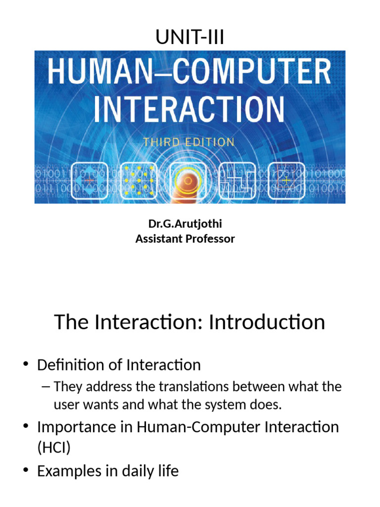 HCI-Interaction, Ergonomics | PDF | Human–Computer Interaction | Graphical User Interfaces