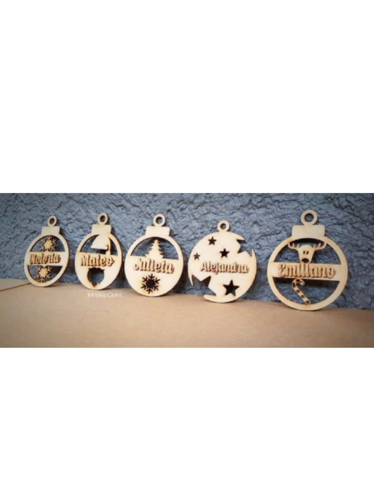 Esferas Navidad Con Nombres | PDF