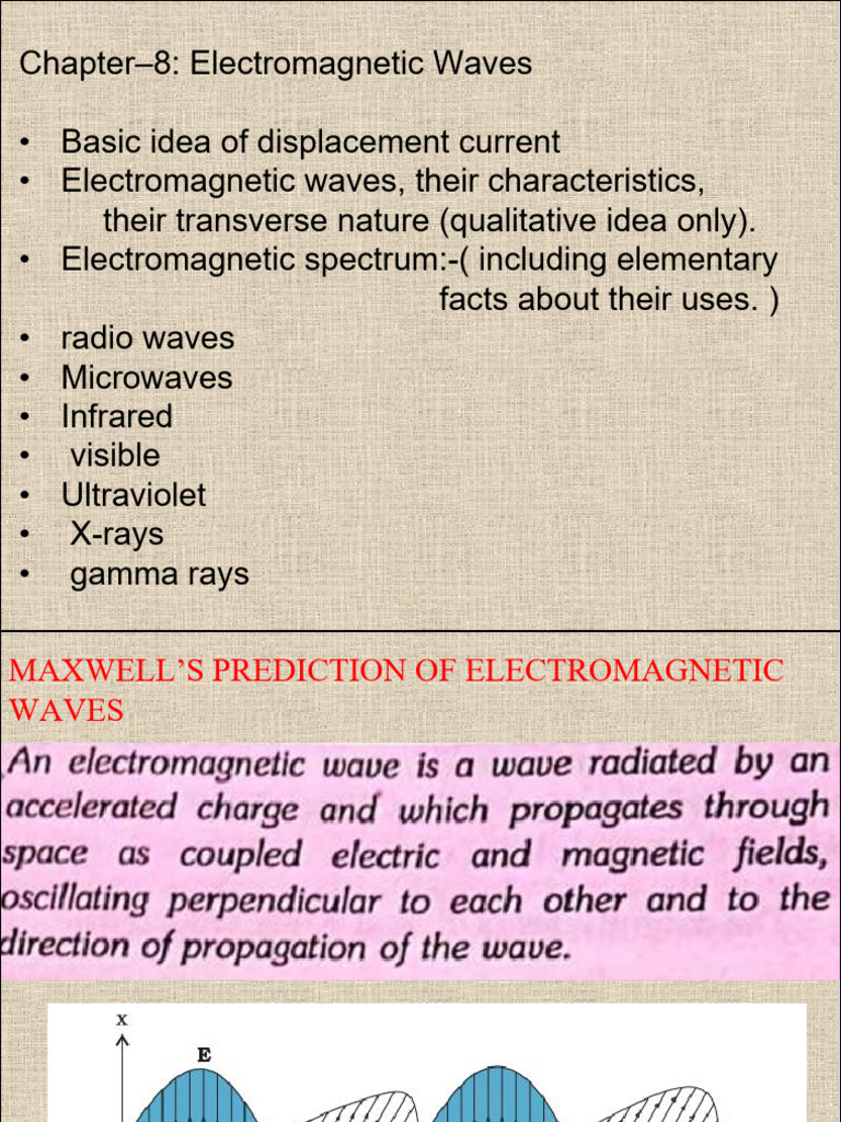 8 EM Wave part 2 (1) | PDF | Electromagnetic Radiation | Waves