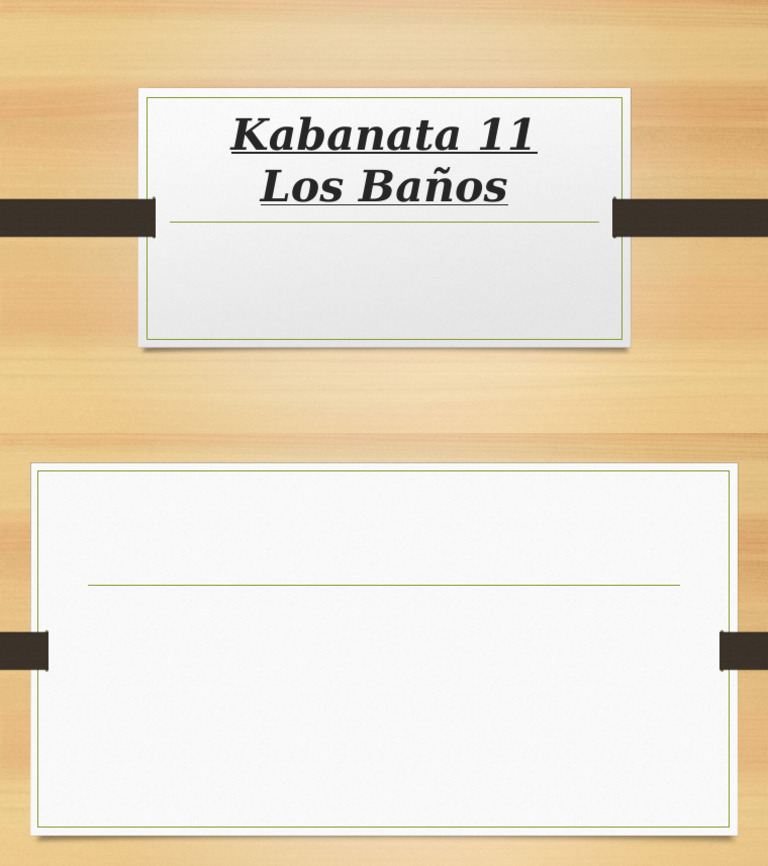 Kabanata 11 Los Baños | PDF