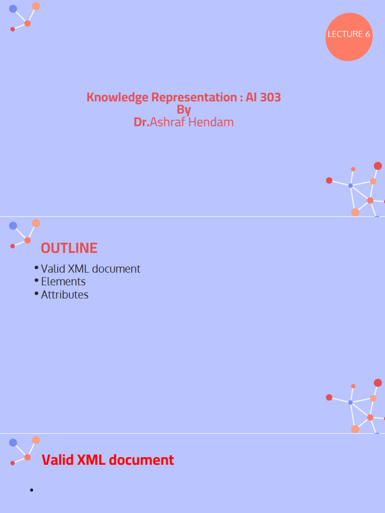 Lecture_6 | PDF | Xml | Data Model