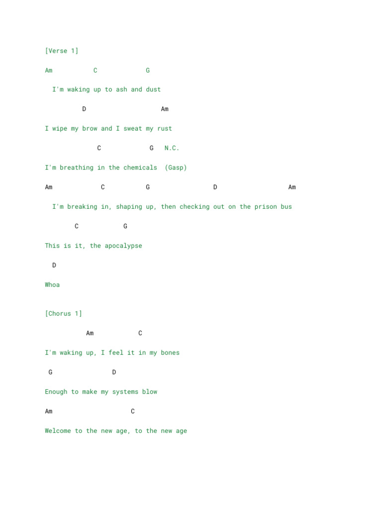 Radioactive Chords | PDF