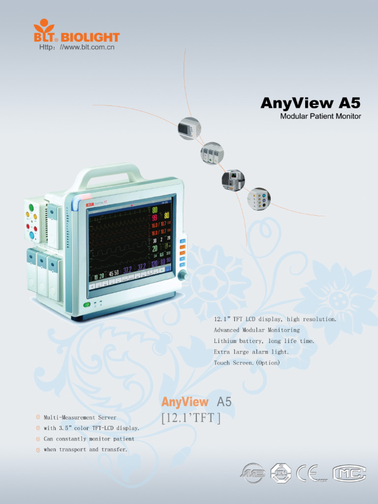Biolight Anyview A5 Modular Monitor | PDF
