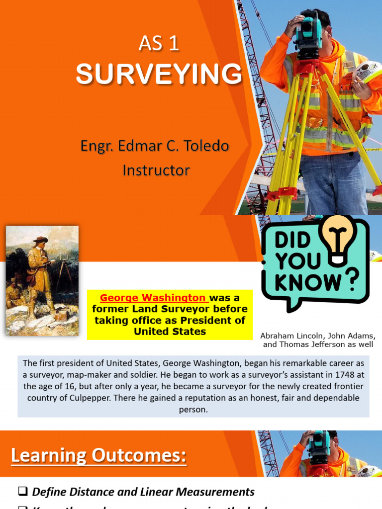 Lesson 3 PACING and Lesson 4a TAPING | PDF | Surveying | Measurement