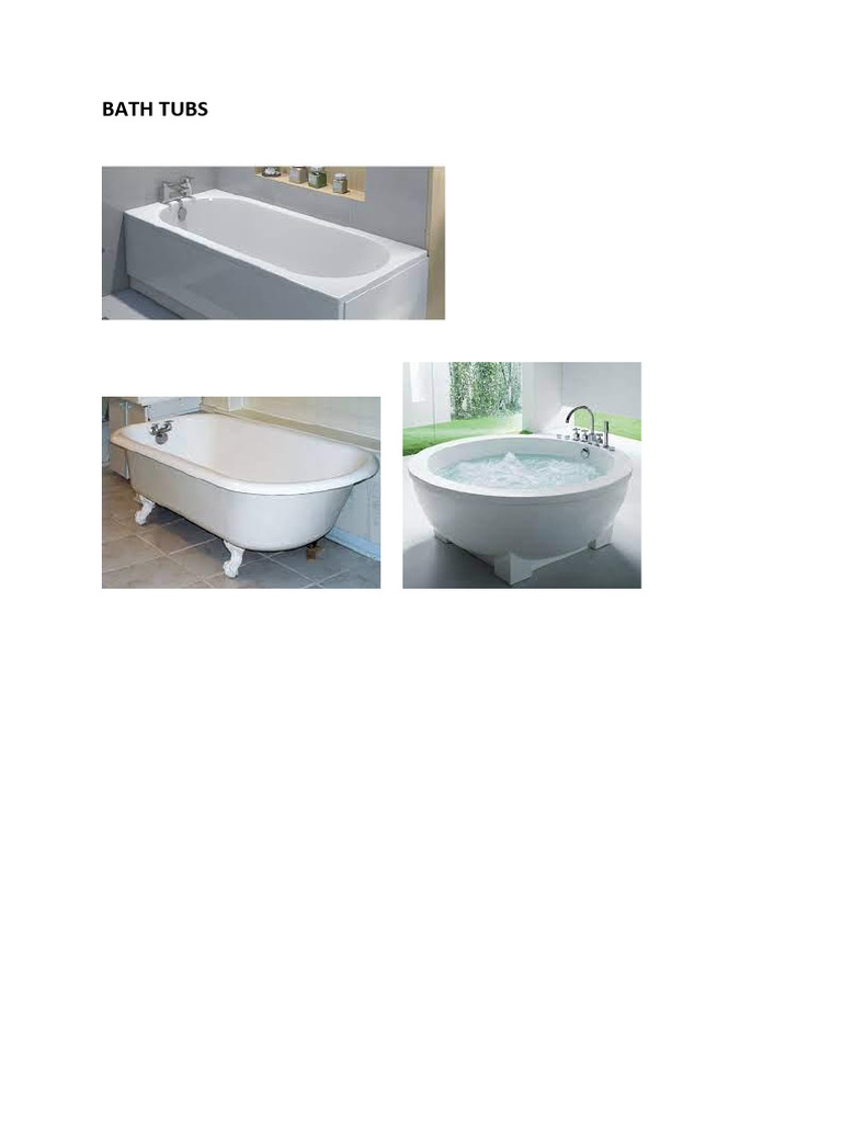 Bath Tubs | PDF