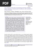 BRIEF-2 Executive Functioning Assessment | PDF