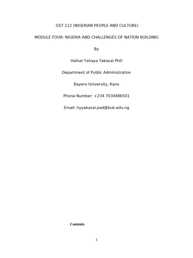Module 4 Lecture Notes Pdf Nigeria Biafra