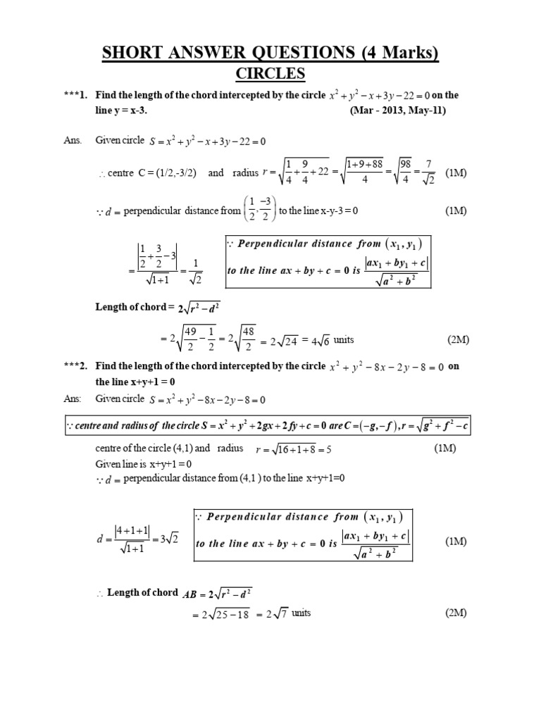 Math Iib Saq | PDF | Circle | Elementary Mathematics