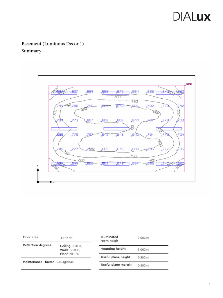 Dialux Calculation Notes - EN | PDF | Architectural Elements | Building ...