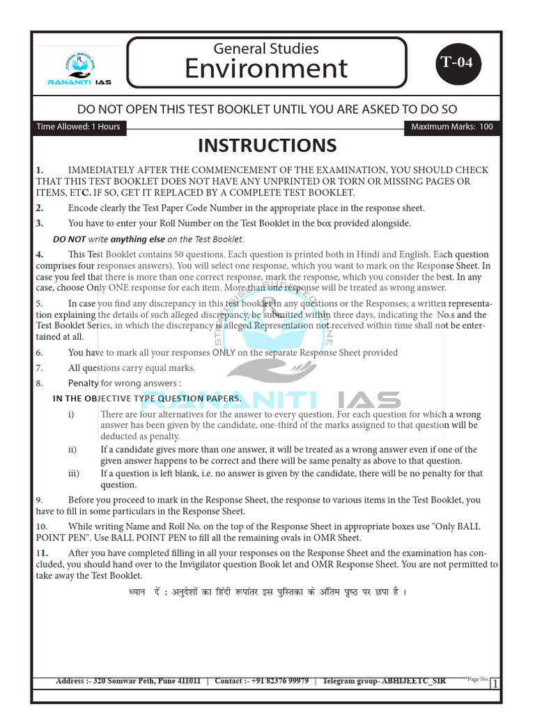 4 Environment NCERT Questions | PDF | Waste | Climate Change