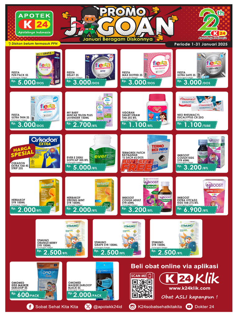 POSTER Outlet PKP - Program Promo Bulanan Periode 1 - 31 Januari 2025 | PDF