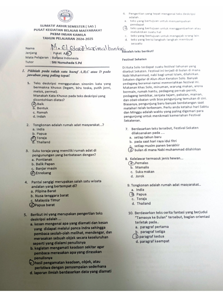 Mapel Pendidikan Agama Islam | PDF