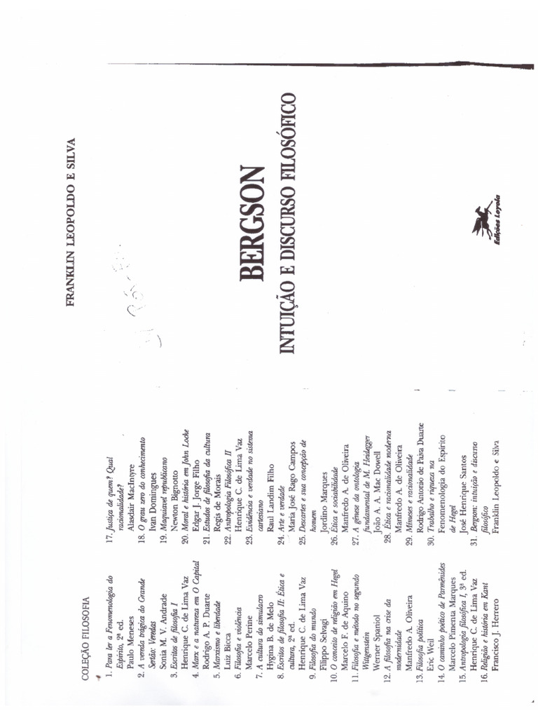 Intuição e Discurso Filosófico | PDF