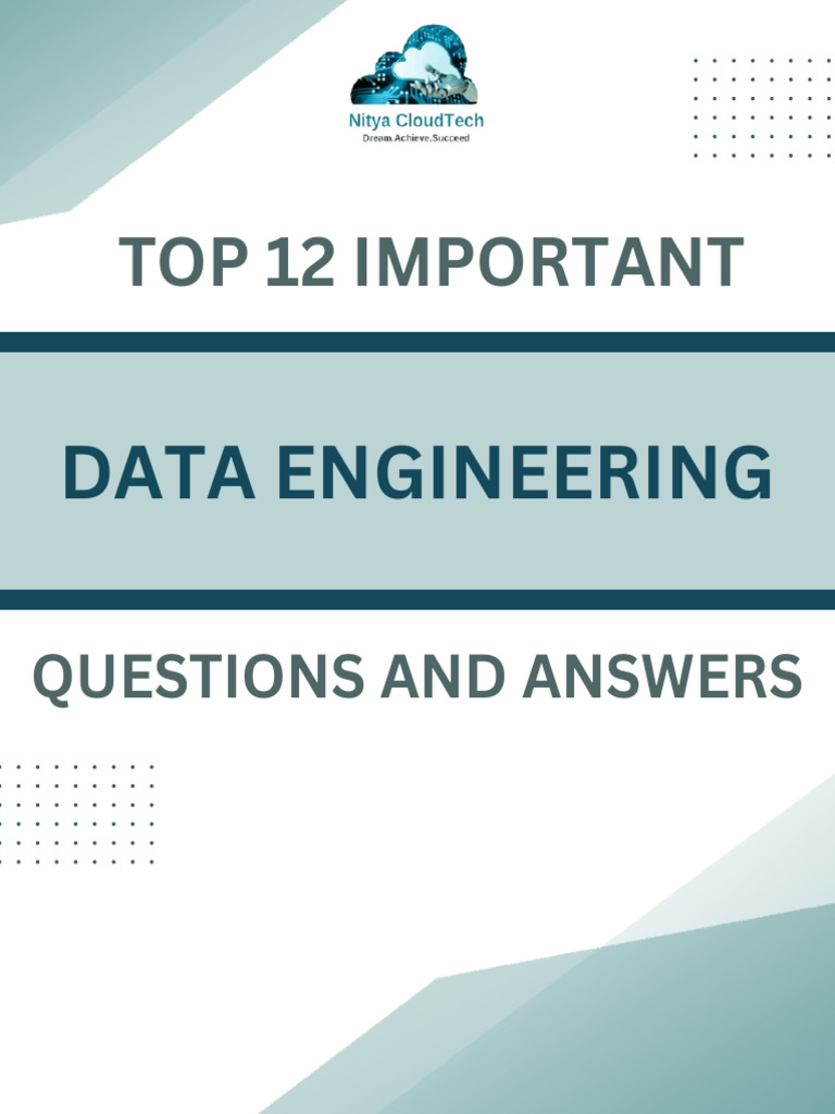 Data Engineer Interview 1738557398 | PDF | Data Management | Computing