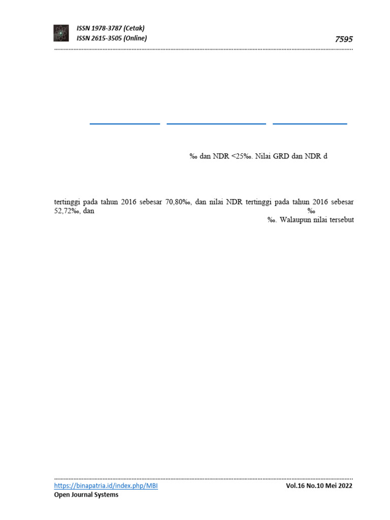 Analisis Gross Death Rate di RS X | PDF