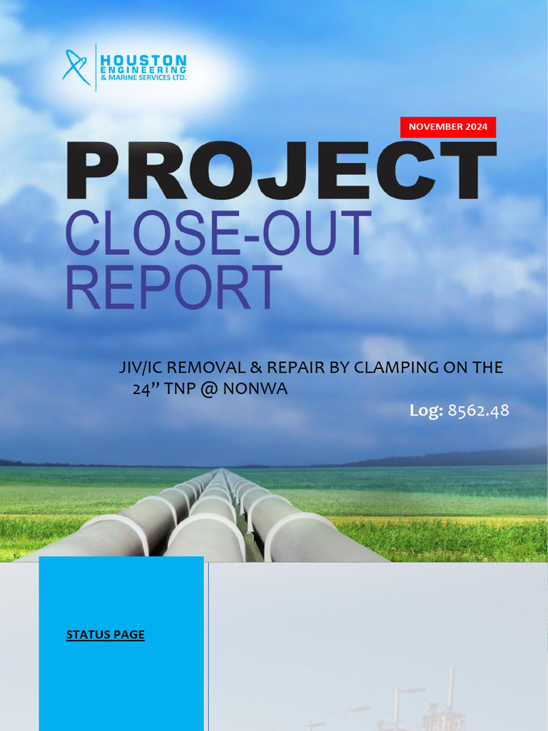 DIG - VERIFICATION - & - REPAIR - BY - CLAMPING - ON - THE - 24'' - TNP - at - NONWA - LOG DIST ...