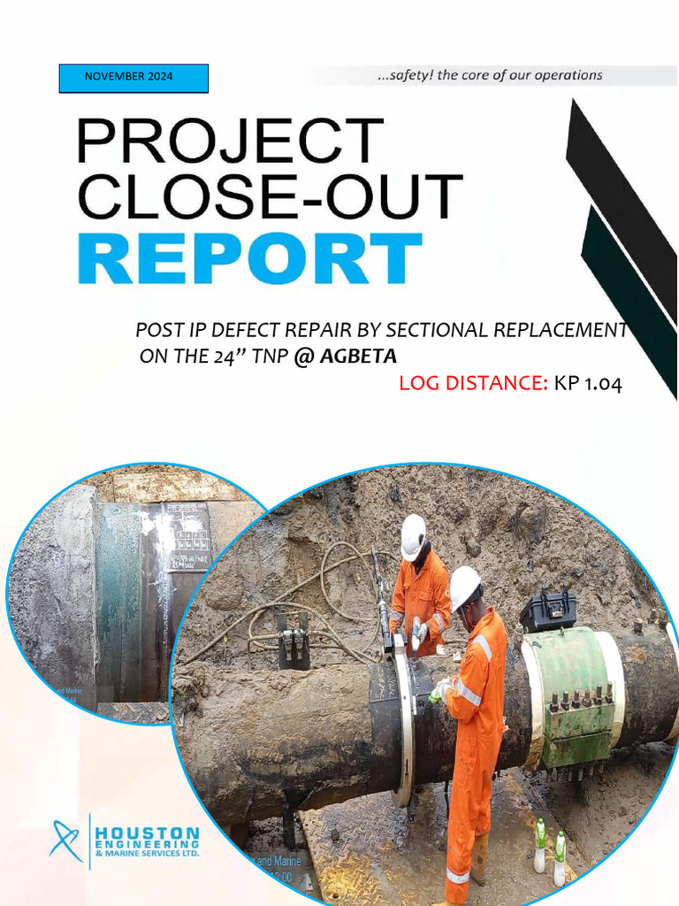 Post Ip Defect Repair by Sectional Replacement On The 24' TNP at Agbeta | PDF | Nondestructive ...