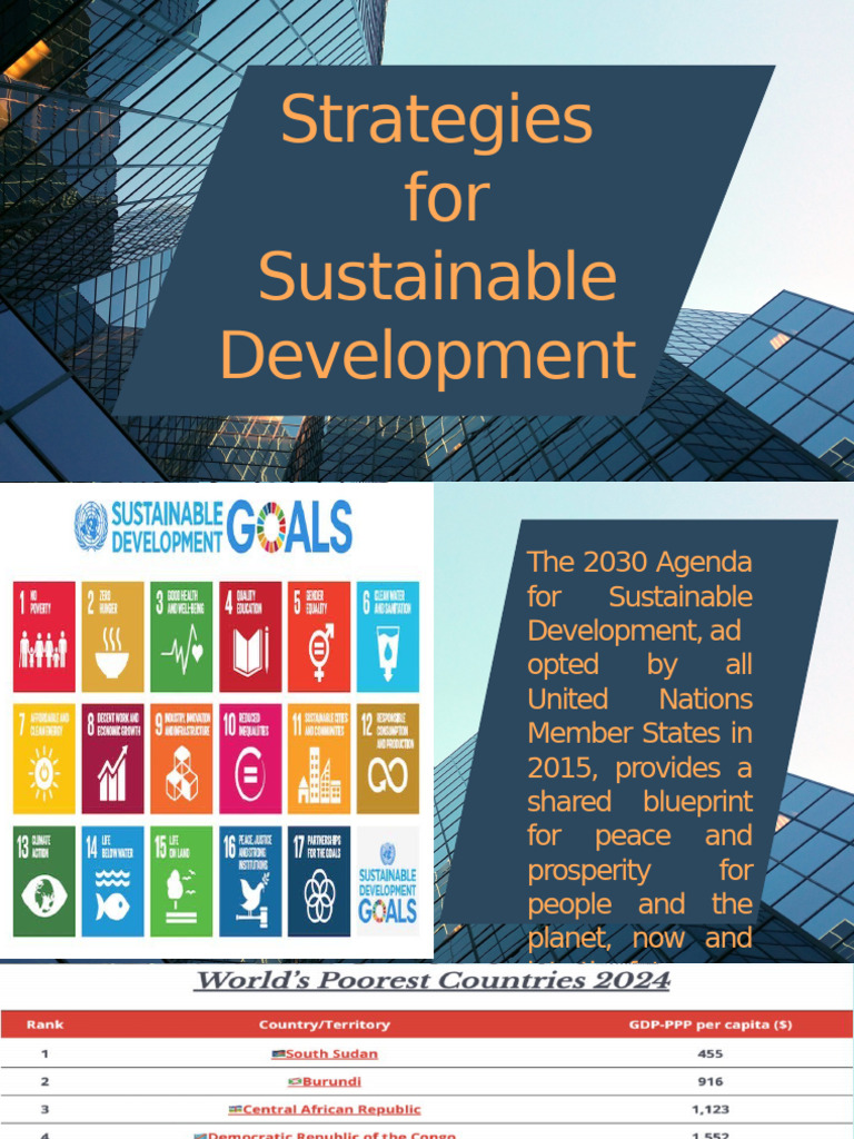 Sustainable Development Strategies 2030 | PDF