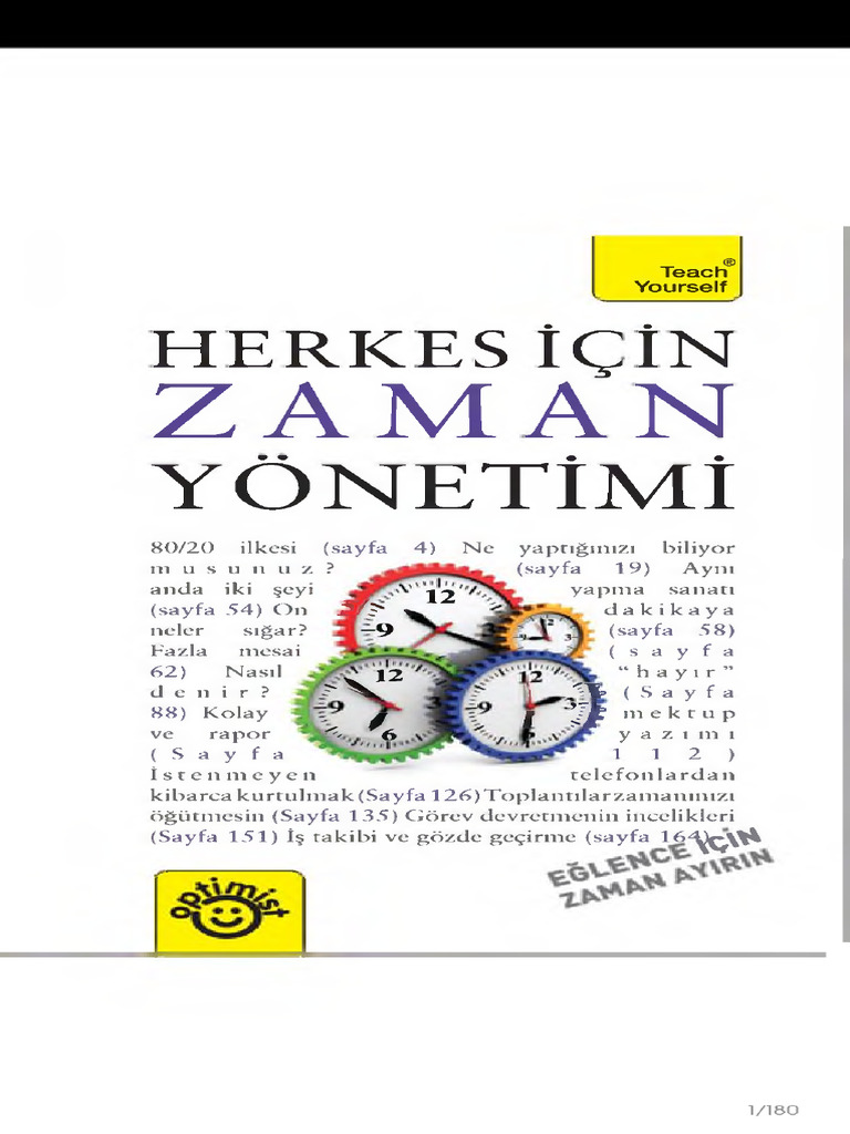 Herkes Icin Zaman Yonetimi | PDF