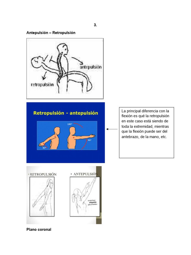 Antepulsión - Retropulsión | PDF
