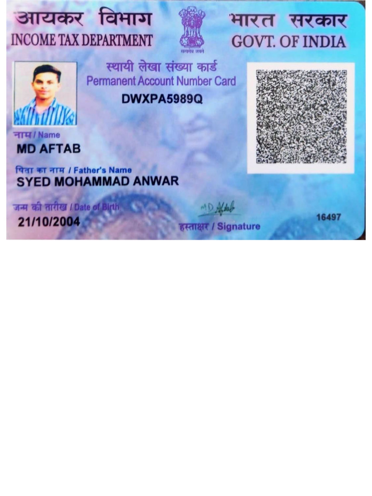 PAN Card | PDF