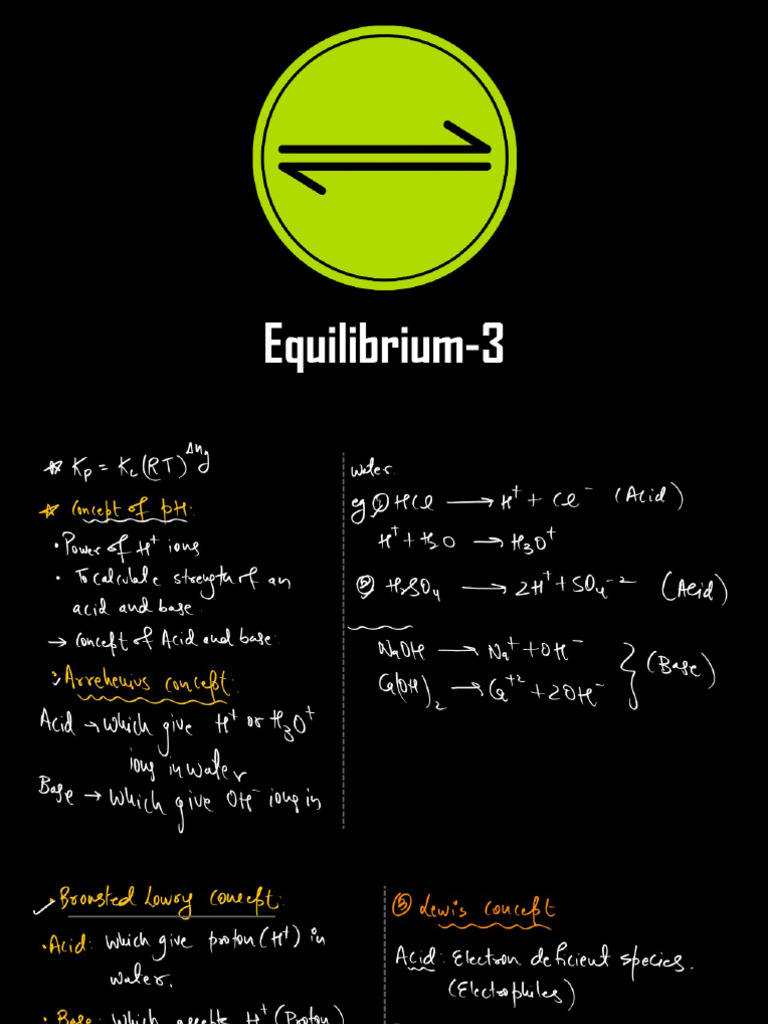 Equilibrium Notes | PDF