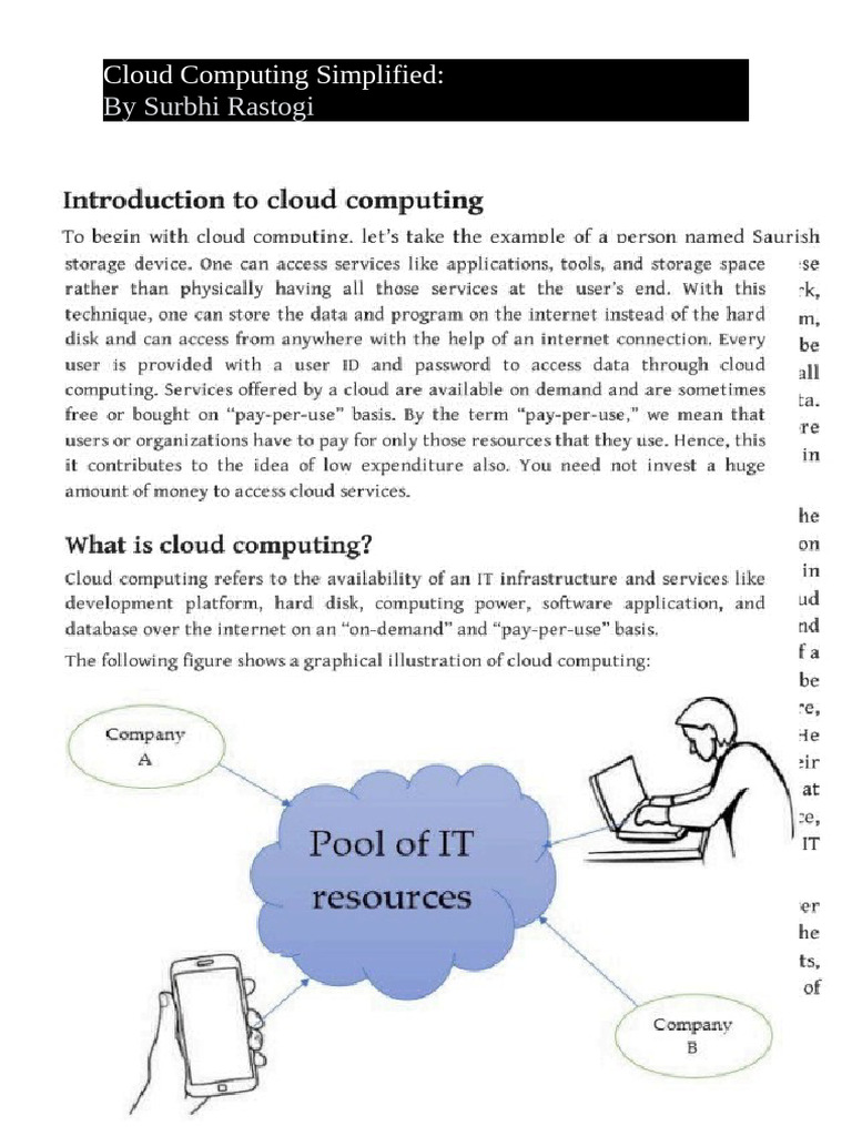 Unit I (1) | PDF | Client–Server Model | Cloud Computing