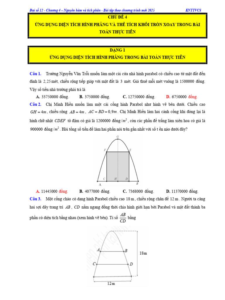 NG D NG Tích Phân | PDF