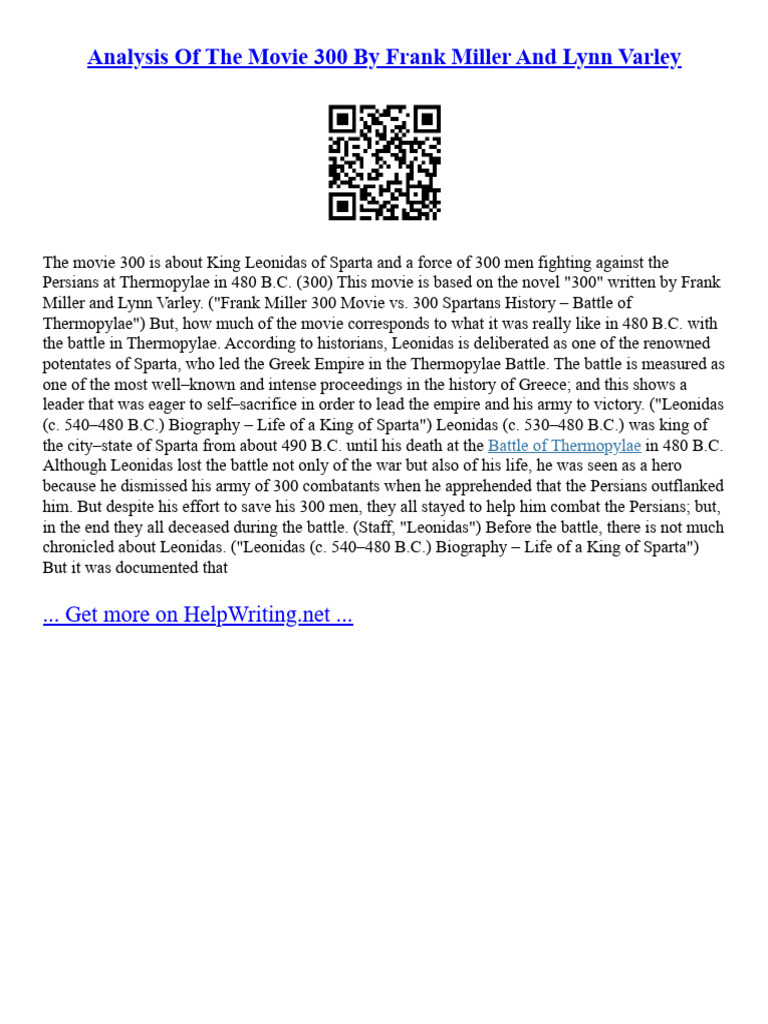 300 NOTES | PDF | Sparta | Achaemenid Empire