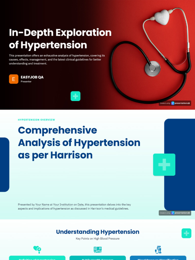 Comprehensive Analysis of Hypertension by Harrison | PDF