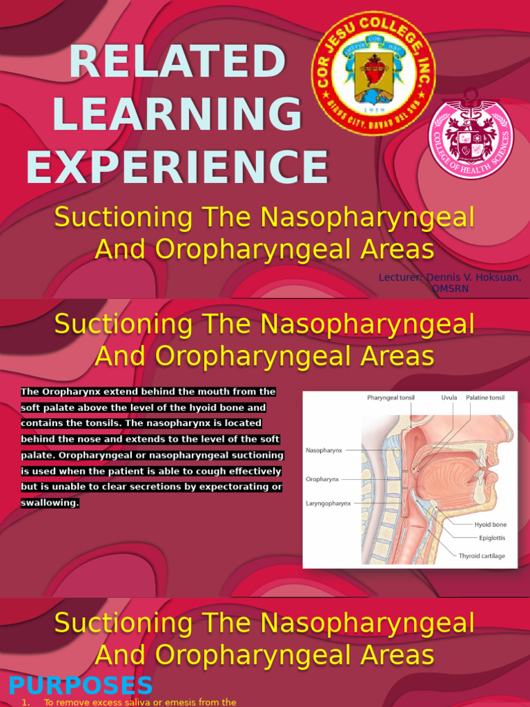 Nasopharyngeal & Oropharyngeal Suctioning Guide | PDF | Human Nose ...