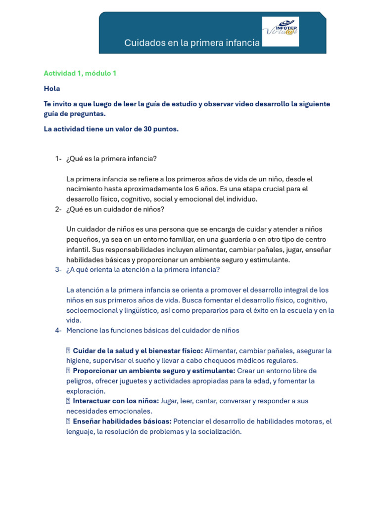 Actividad 1 - M1 | PDF | Sicología | Ciencias del comportamiento