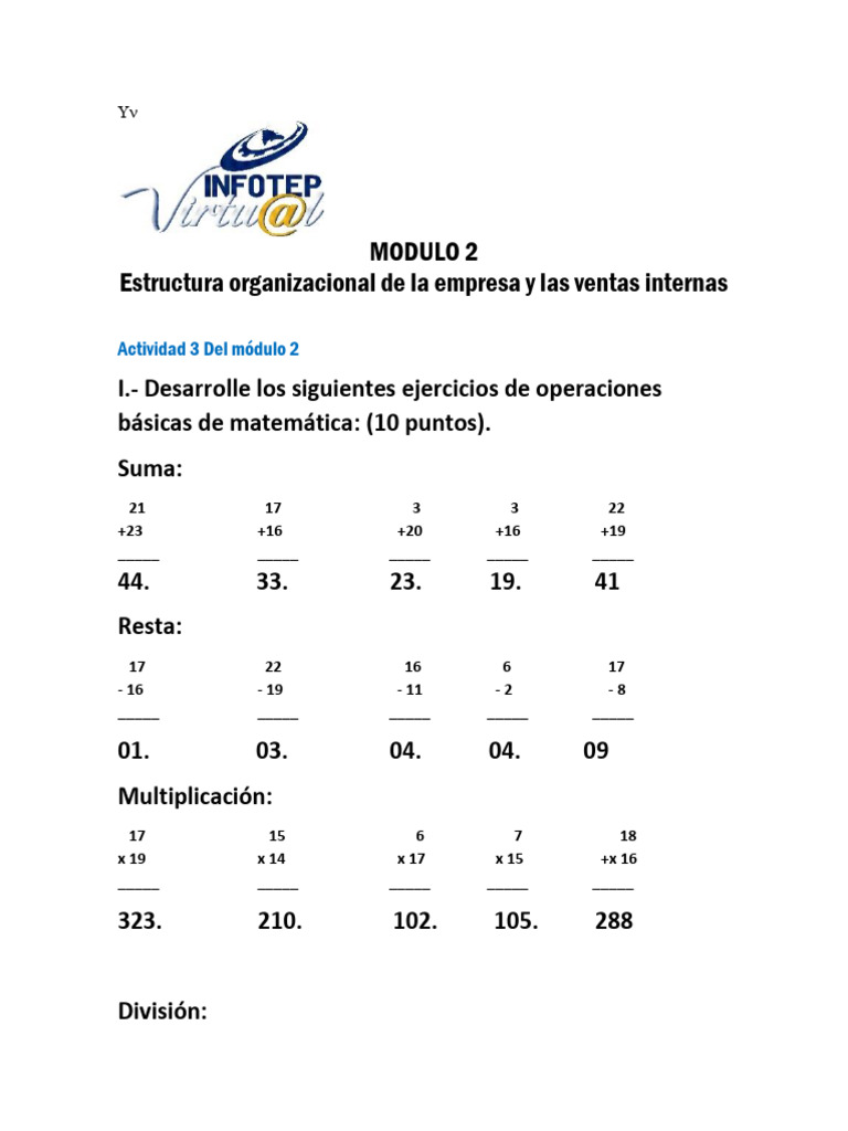 Actividad 3 Mã Dulo 2 | PDF