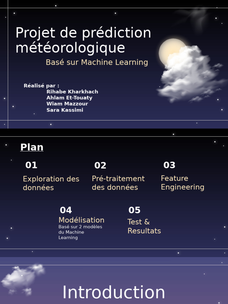 Weather_Prediction_Presentation | PDF | Analyse de régression | Apprentissage automatique