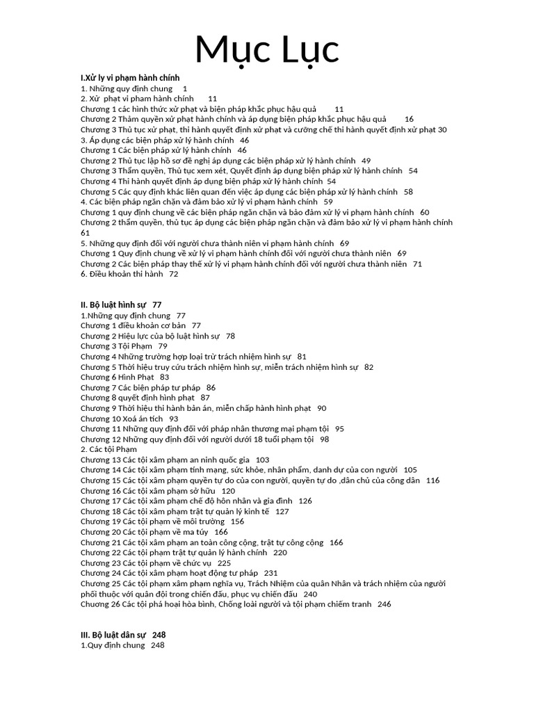 M C L C: I.X Ly VI PH M Hành Chính | PDF