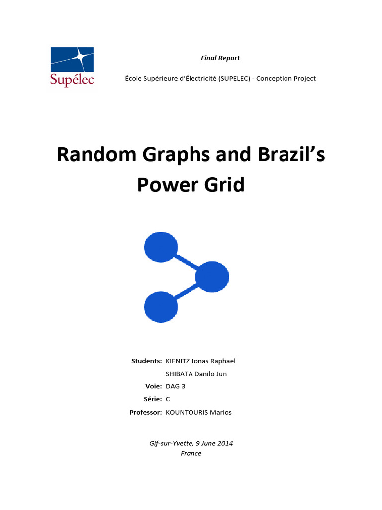 Random Graphs and Brazil’s Power Grid | PDF | Applied Mathematics | Combinatorics