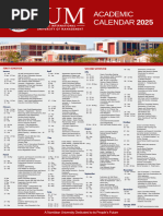 2025 UNAM Calendar Final | PDF | Academic Term | Educational Stages
