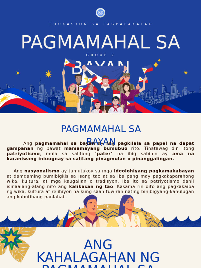 Pagmamahal Sa Bayan Group 2 | PDF
