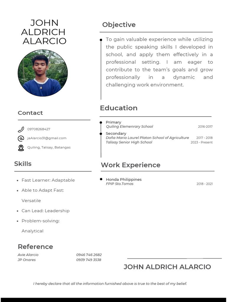 Resume Althea Doctora | PDF