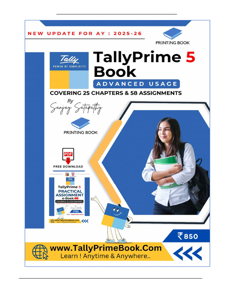 TallyPrime 5: Advanced Usage Guide | PDF | Debits And Credits | Voucher