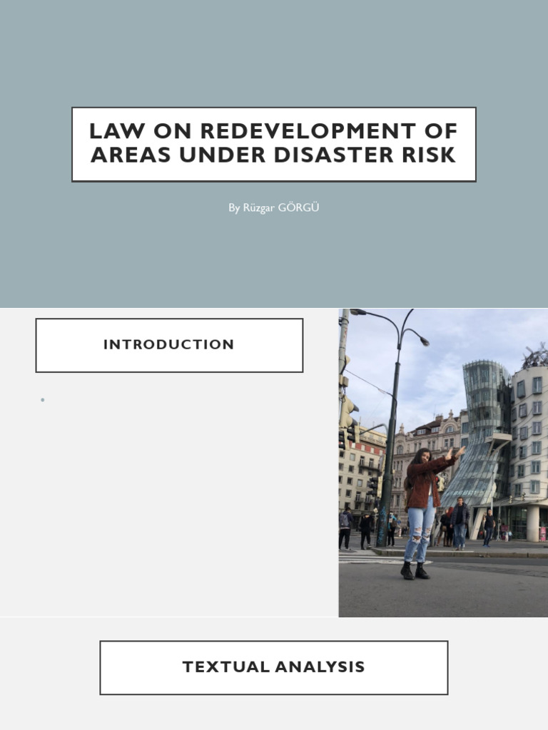 Law 6306: Redevelopment of Disaster Areas | PDF | Risk | Evaluation