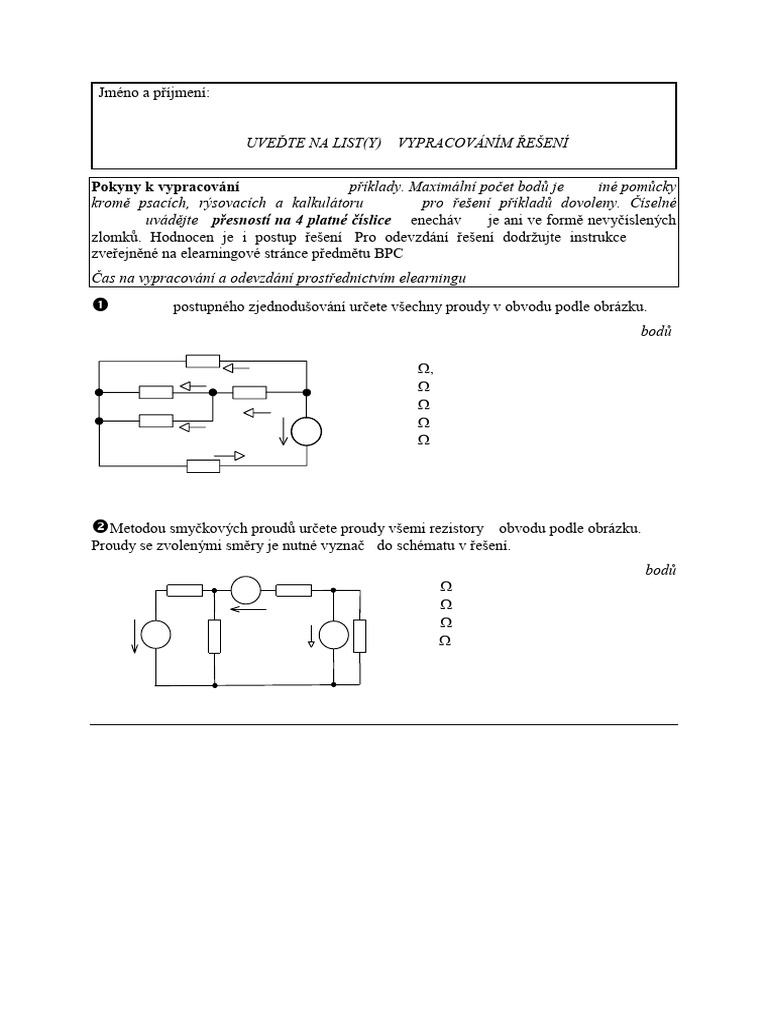 Test 1 EL1 2020 C | PDF