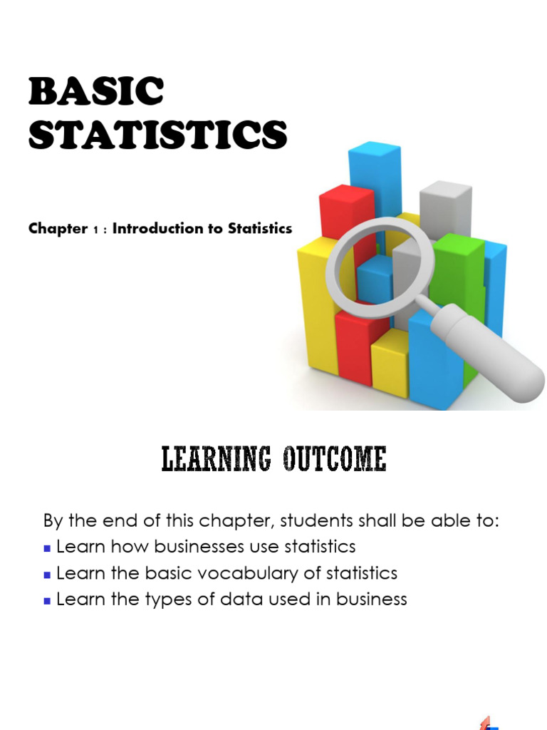 Chapter 1 Intro To Statistics Foundation | PDF | Statistics | Level Of Measurement