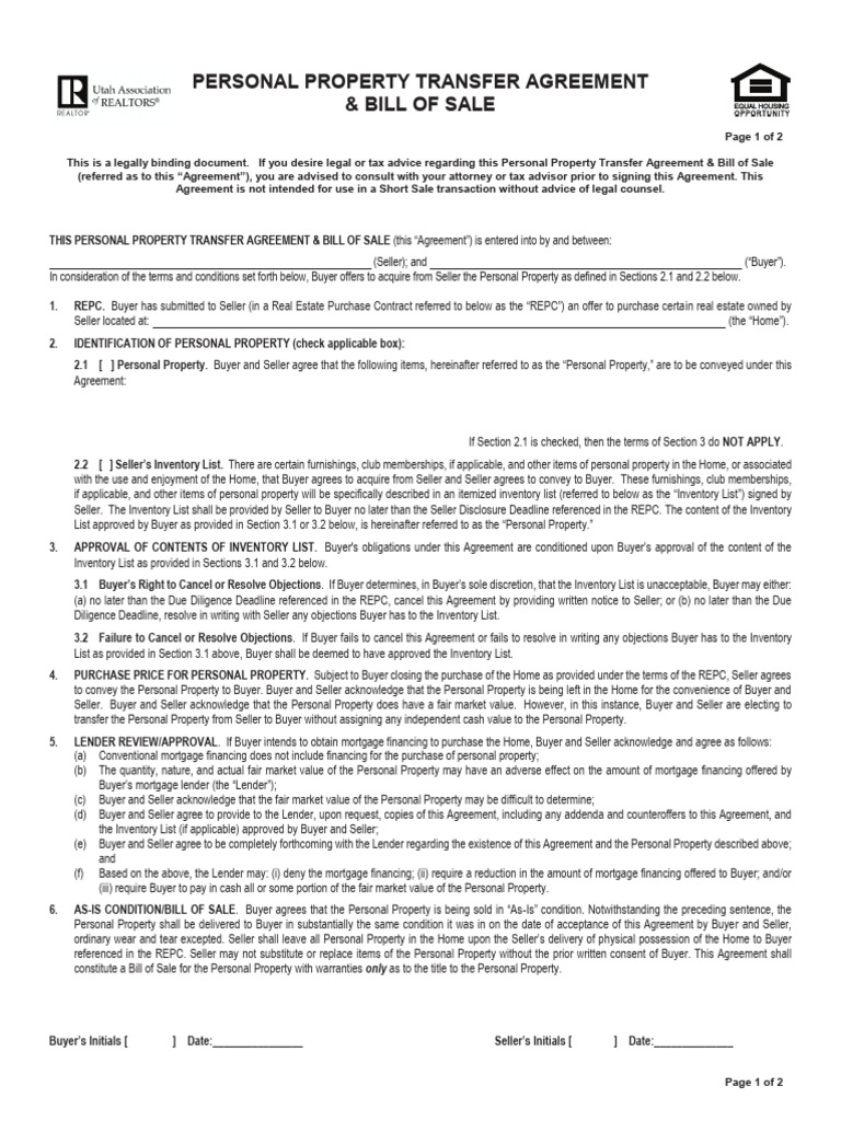 Property Sale Agreement Guide | PDF | Sales | Procurement