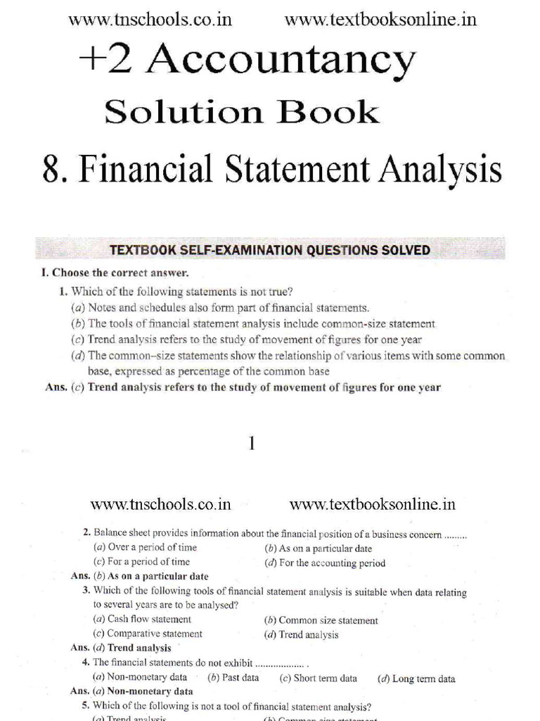 12th STD Accountancy Unit-8 Solution Book Compressed | PDF