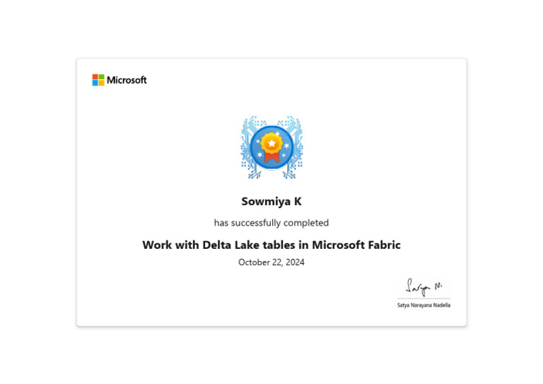 Microsoft Delta Lake Tables in Microsoft Fabrics | PDF